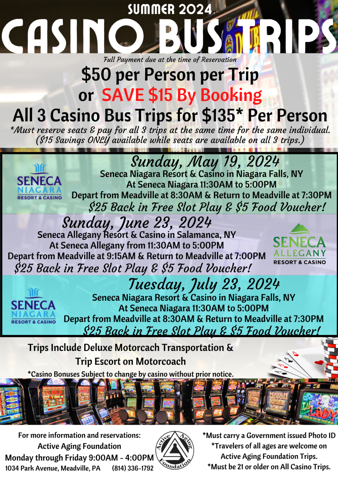 Bus Trips - Active Aging, Inc.